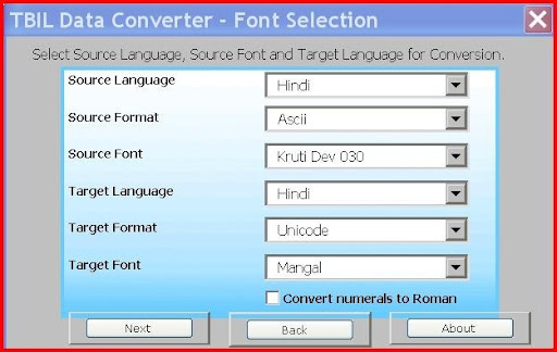 माइक्रोसॉफ़्ट का भारतीय भाषाओं का मुफ़्त फ़ॉन्ट परिवर्तक | छींटे और बौछारें